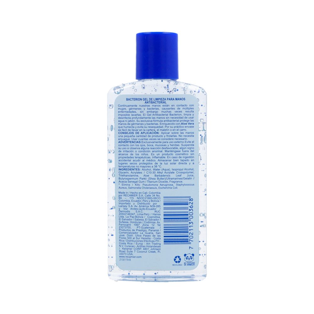 Gel Antibacterial Bacterion Frasco X 100Ml | Los expertos en ahorro ...