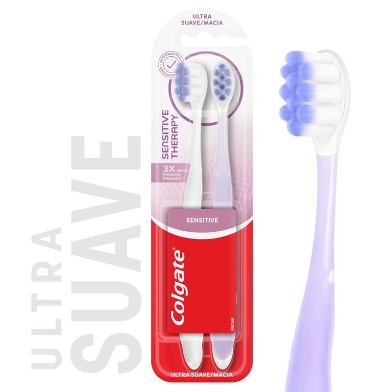 Cepillo Dental Sensitive Ultra Suave Blister X 2 Colgate | Cruz Verde