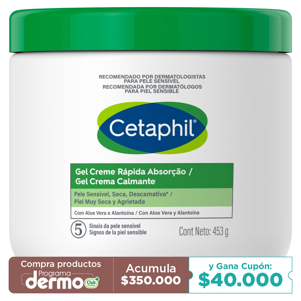 Gel Crema Calmante Cetaphil Aloe Vera Y Alantoina Pote X 453Gr | Cruz Verde