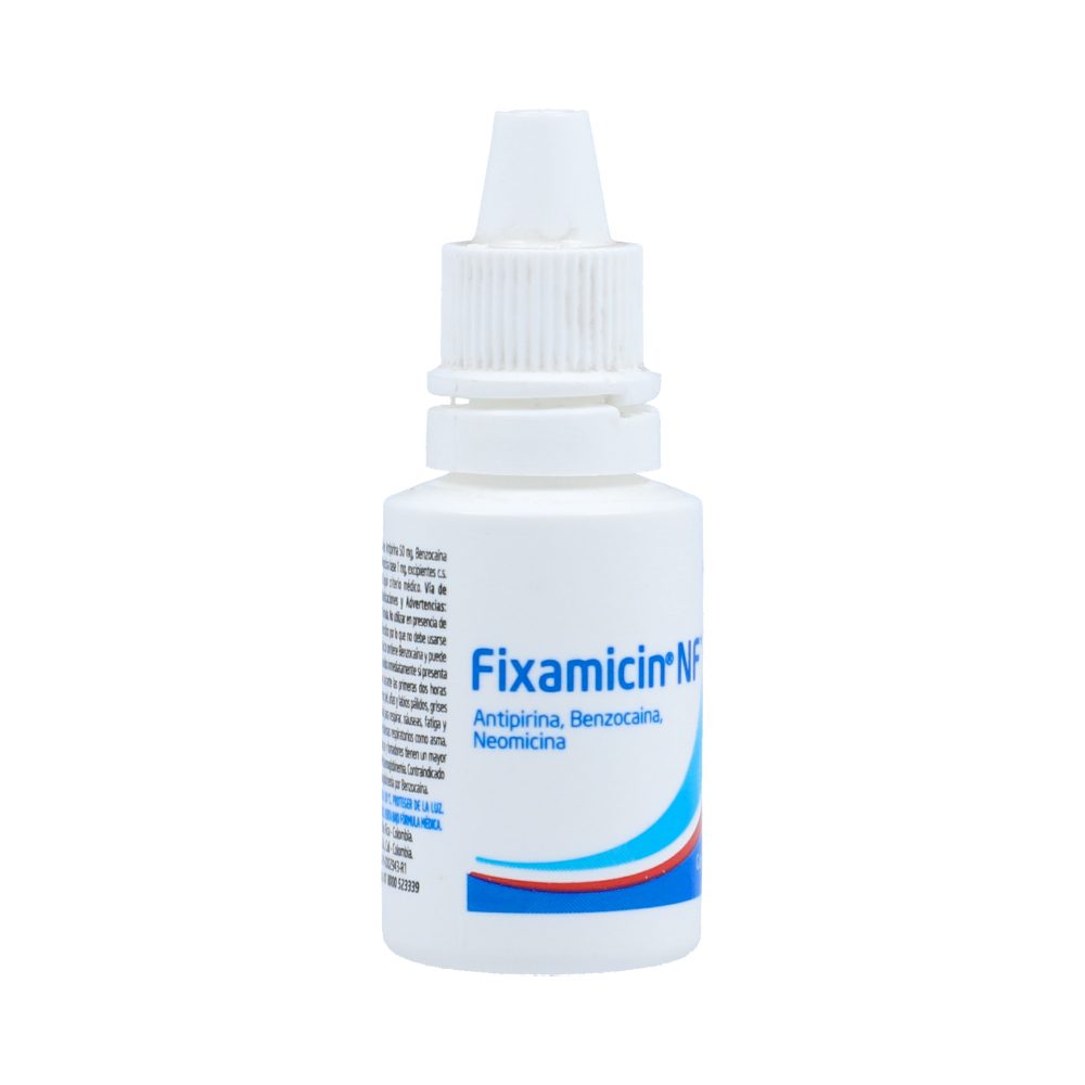 Fixamicin Nf 50Mg+40Mg+1Mg Solución otica Mk Frasco X 15 mL | Los ...