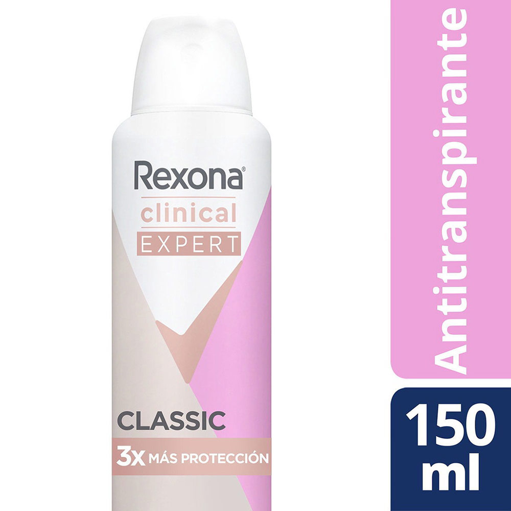Rexona Clinical Expert Classic Desodorante Frasco X 150 ml Women | Los ...