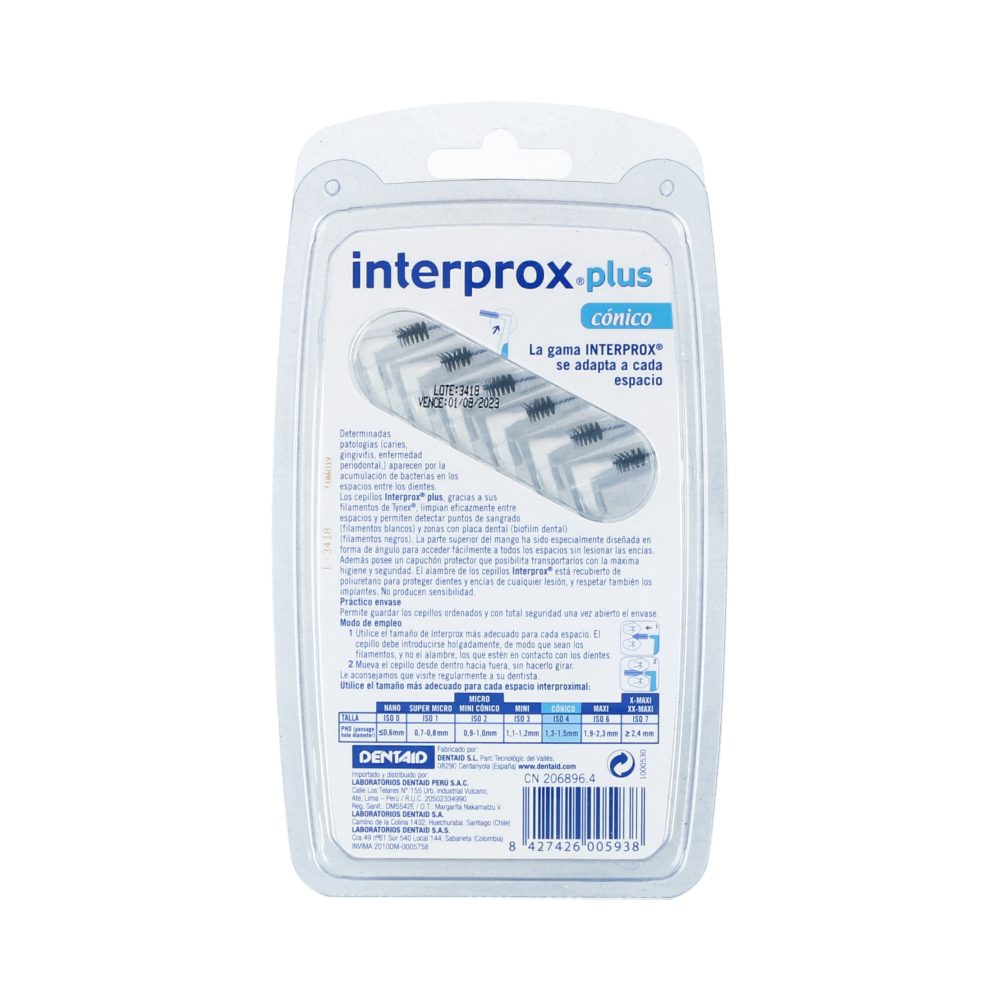 Cepillos Interproximales Interprox Sobre X 6 Color Azul | Los expertos ...