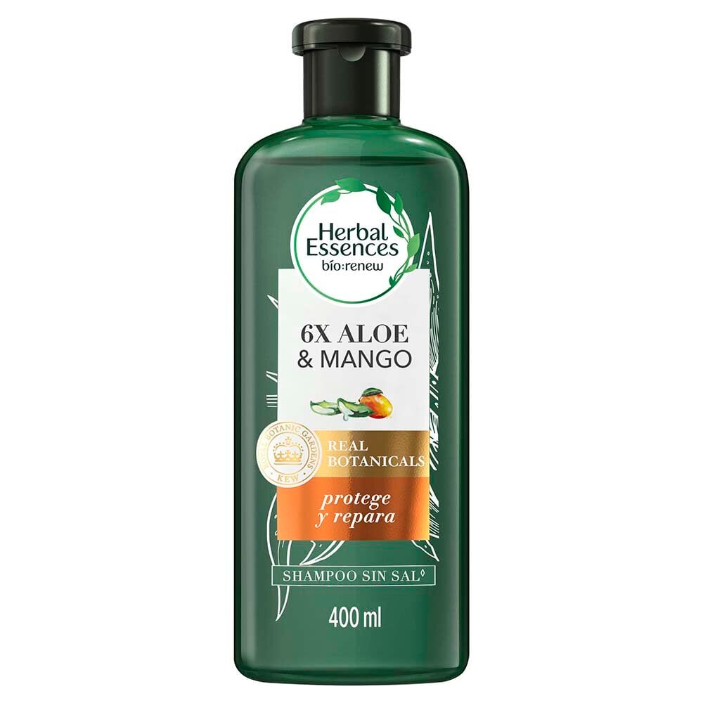 Shampoo Real Botanicals Herbal Essences Aloe & Mango Frasco X 400Ml ...