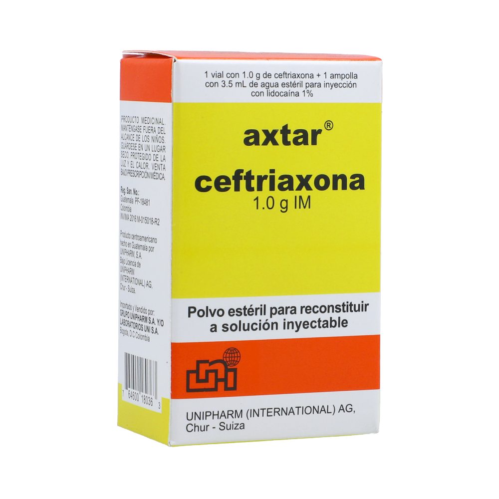 Axtar 1Gr Polv Iny Vial | Los expertos en ahorro Cruz Verde Colombia