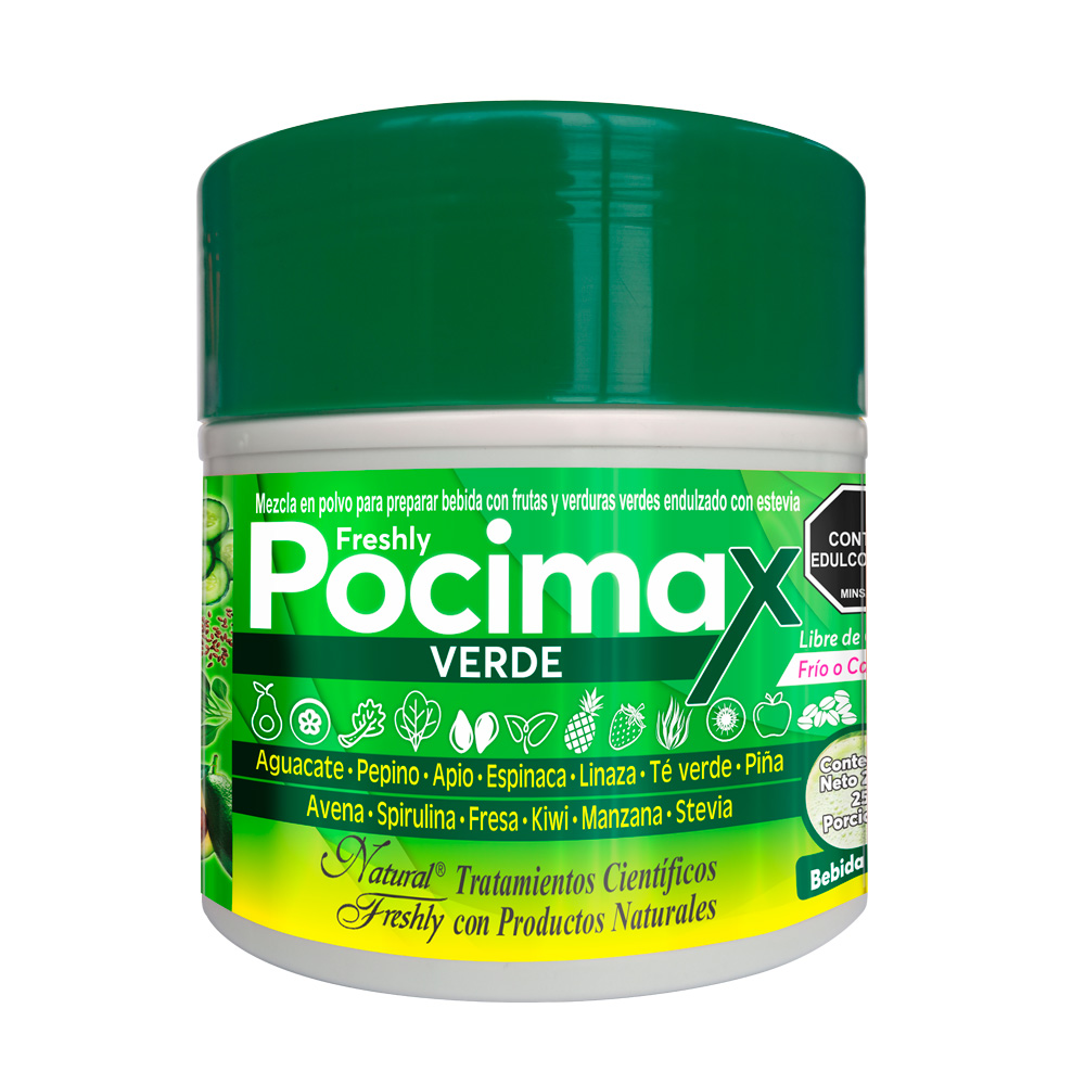 Pocimax Freshly Bebida Tarro X 200Gr Verde | Los expertos en ahorro ...