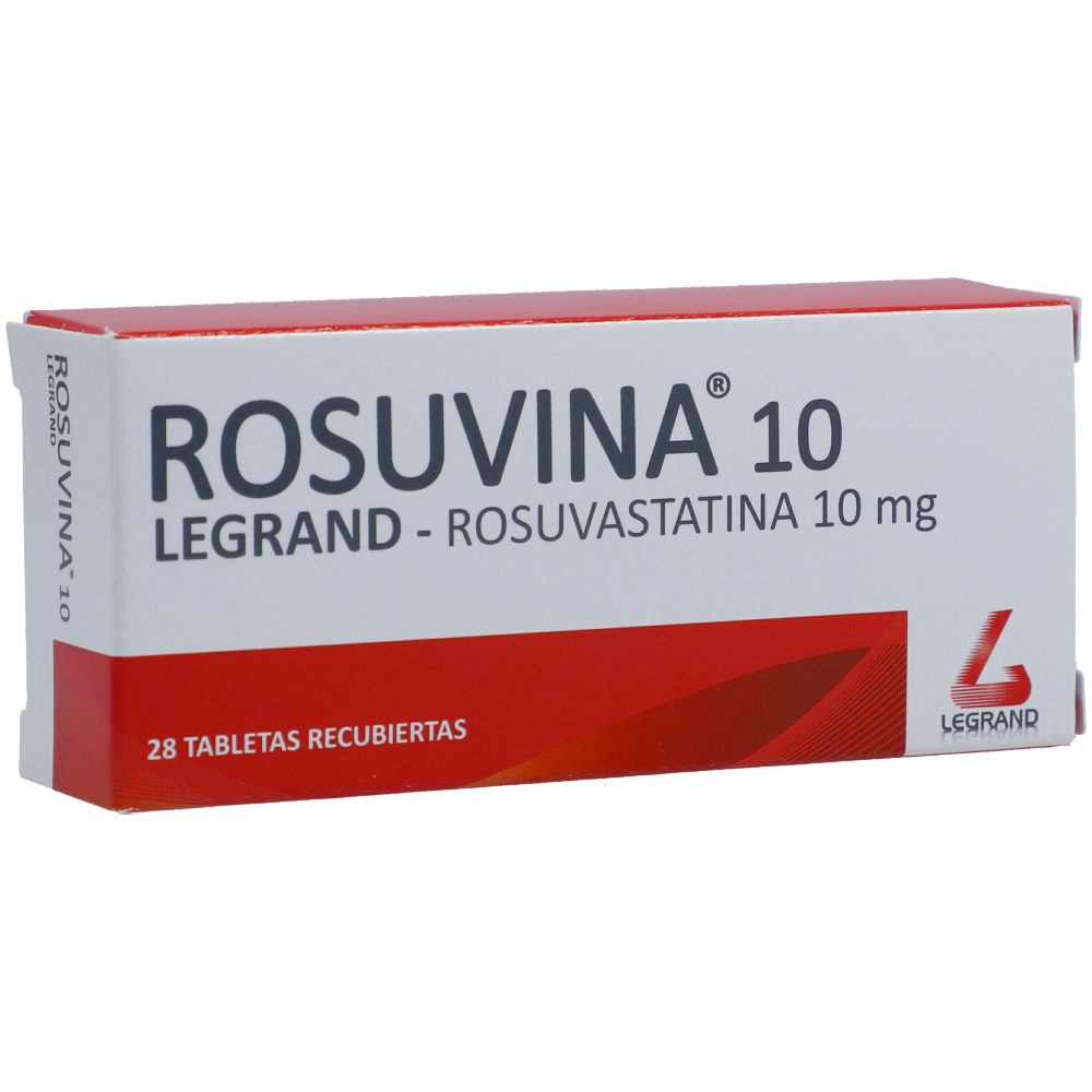 Rosuvastatina 10 mg · Rosuvina · 28 Tabletas | Cruz Verde