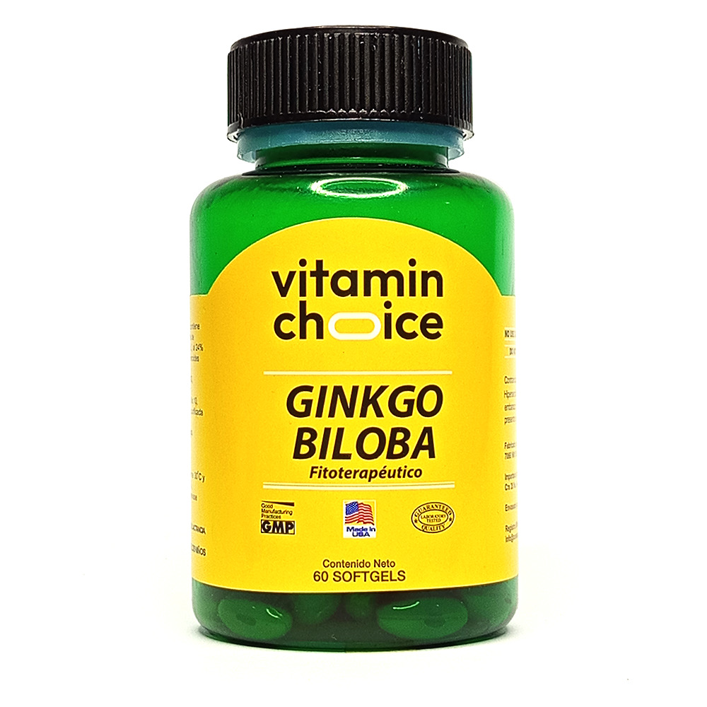 Ginkgo Biloba 80Mg Capsulas Blandas Frasco X 60 Vitamin Choice