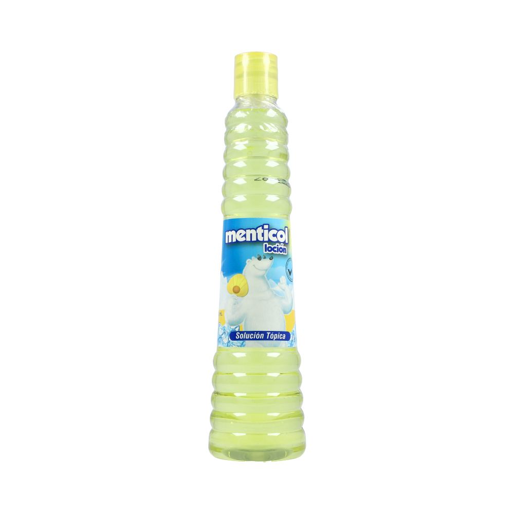 Menticol Amarillo 96%+0.39Gr Solución Tópica Frasco X 350mL | Los ...