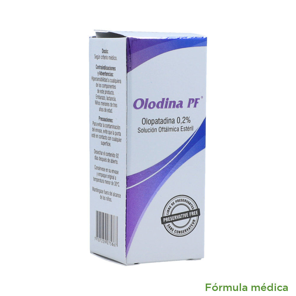 Olodina PF 2mg/ml Solución Oftálmica