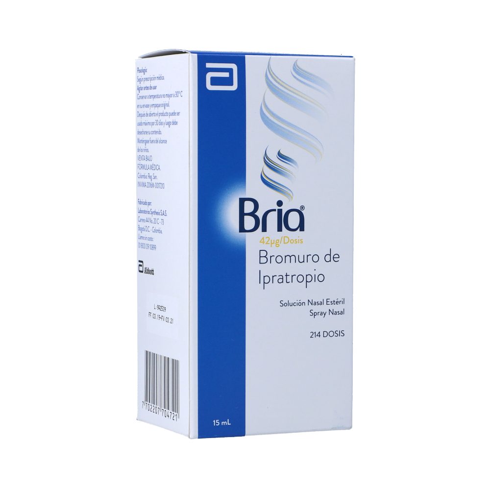 Bria Spray Solución Nasal Estéril x 214 Dosis | Los expertos en ahorro ...
