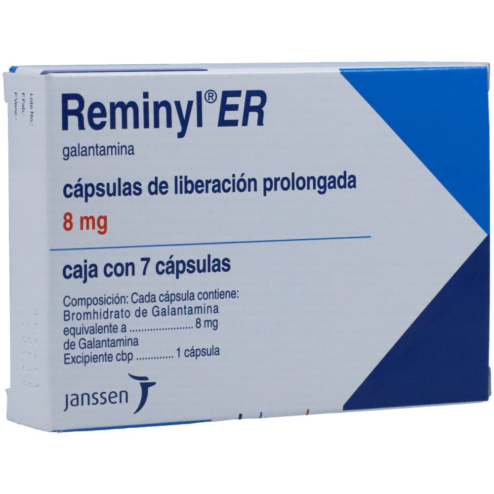 Reminyl ER Cápsulas Liberación Prolongada 8mg Caja X 7