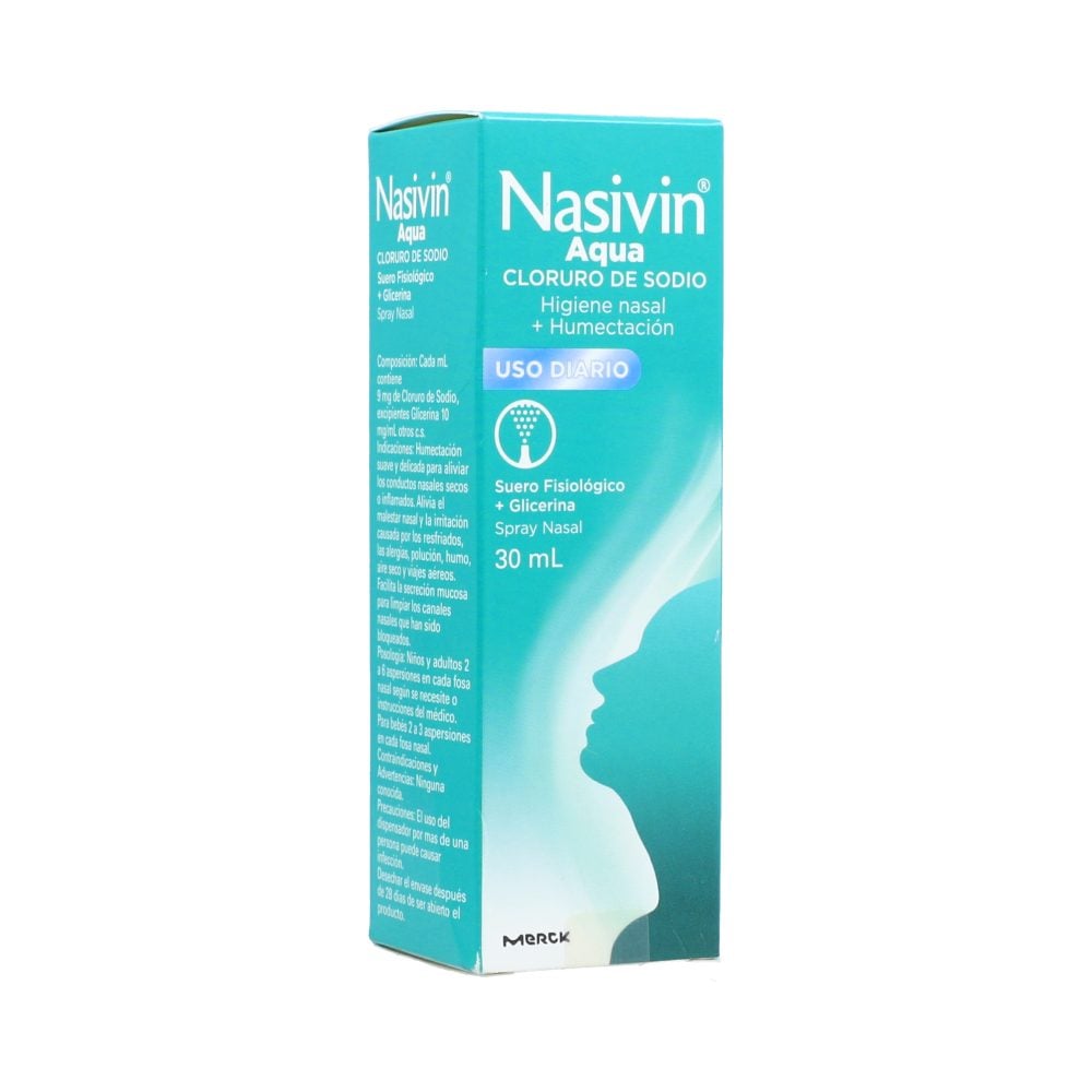Nasivin Aqua Solución nasal Frasco X 30mL | Los expertos en ahorro Cruz ...