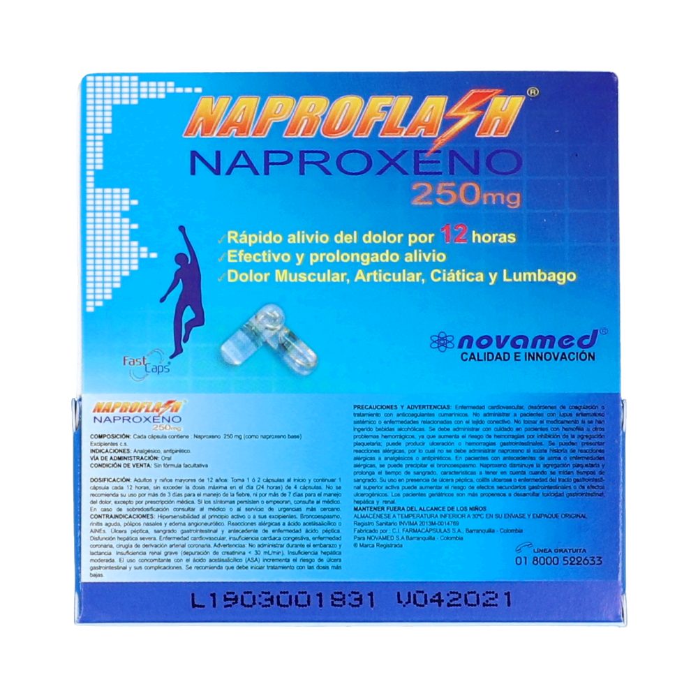Naproflash Capsulas Caja X 4 Capsulas Promo Pag3 Llev4 | Los expertos ...