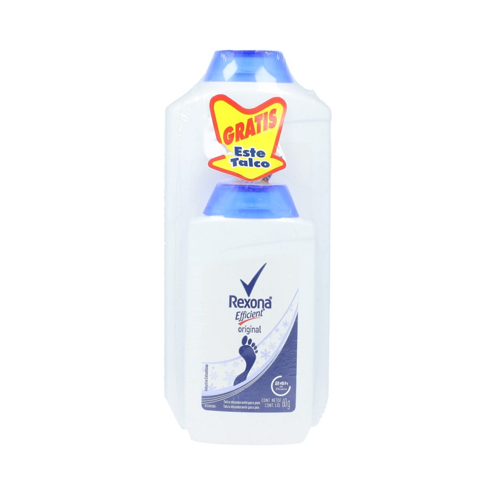 Oferta Talco Efficient Rexona Paquete X 1 Paqueteuete X200Gr Gtis ...
