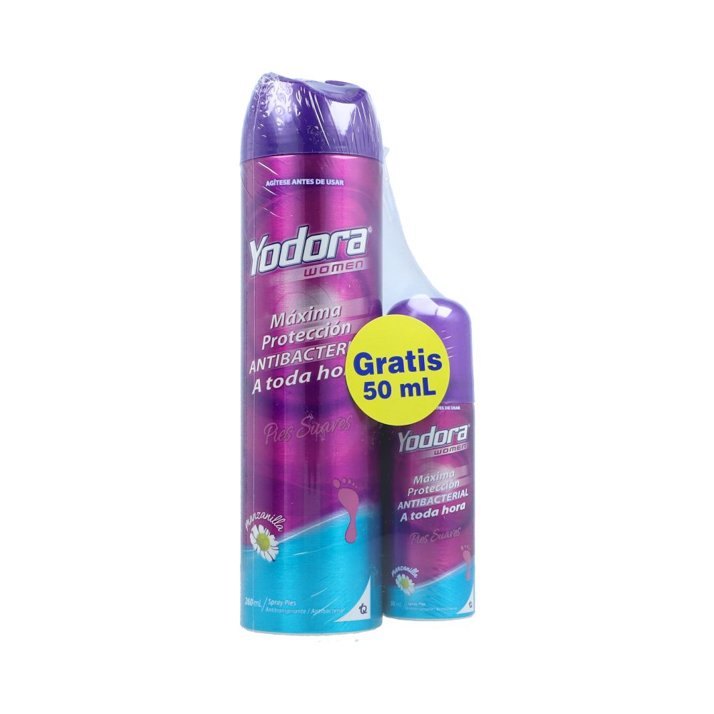 Promo - Spray Pies Gtis Frasco X 50mL Yodora Mujer Paquete X 1 | Los ...