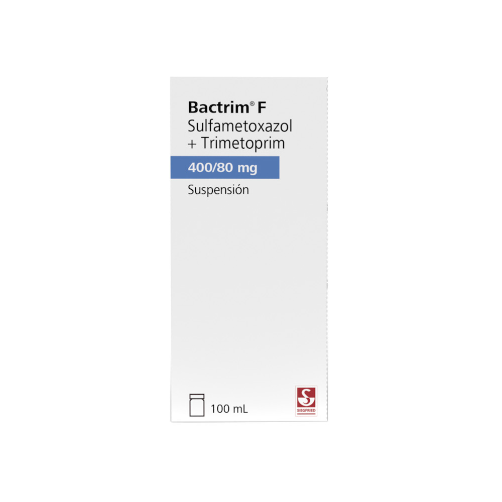 Bactrim F (80Mg+400Mg)/5mL(1.6%+8%) Susp Oral Frasco X 100 mL | Cruz Verde
