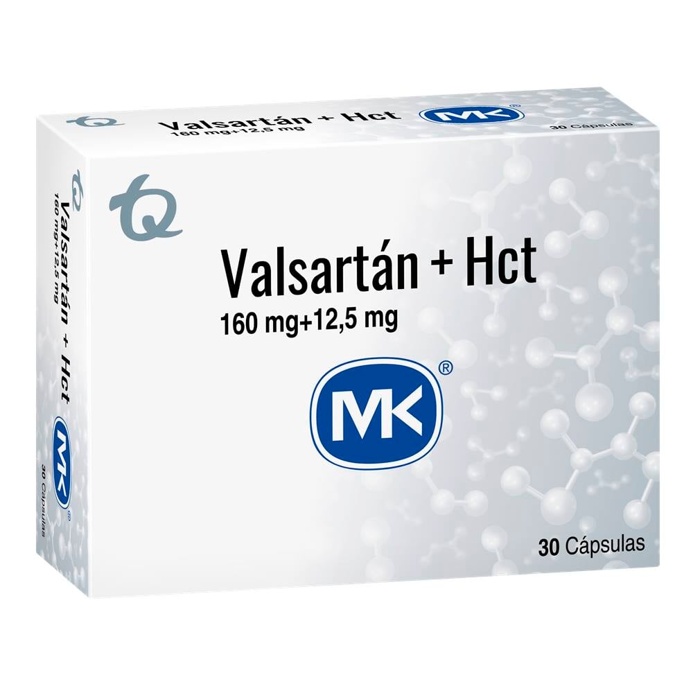 Hidroclorotiazida + Valsartán · 30 Cápsulas | Cruz Verde
