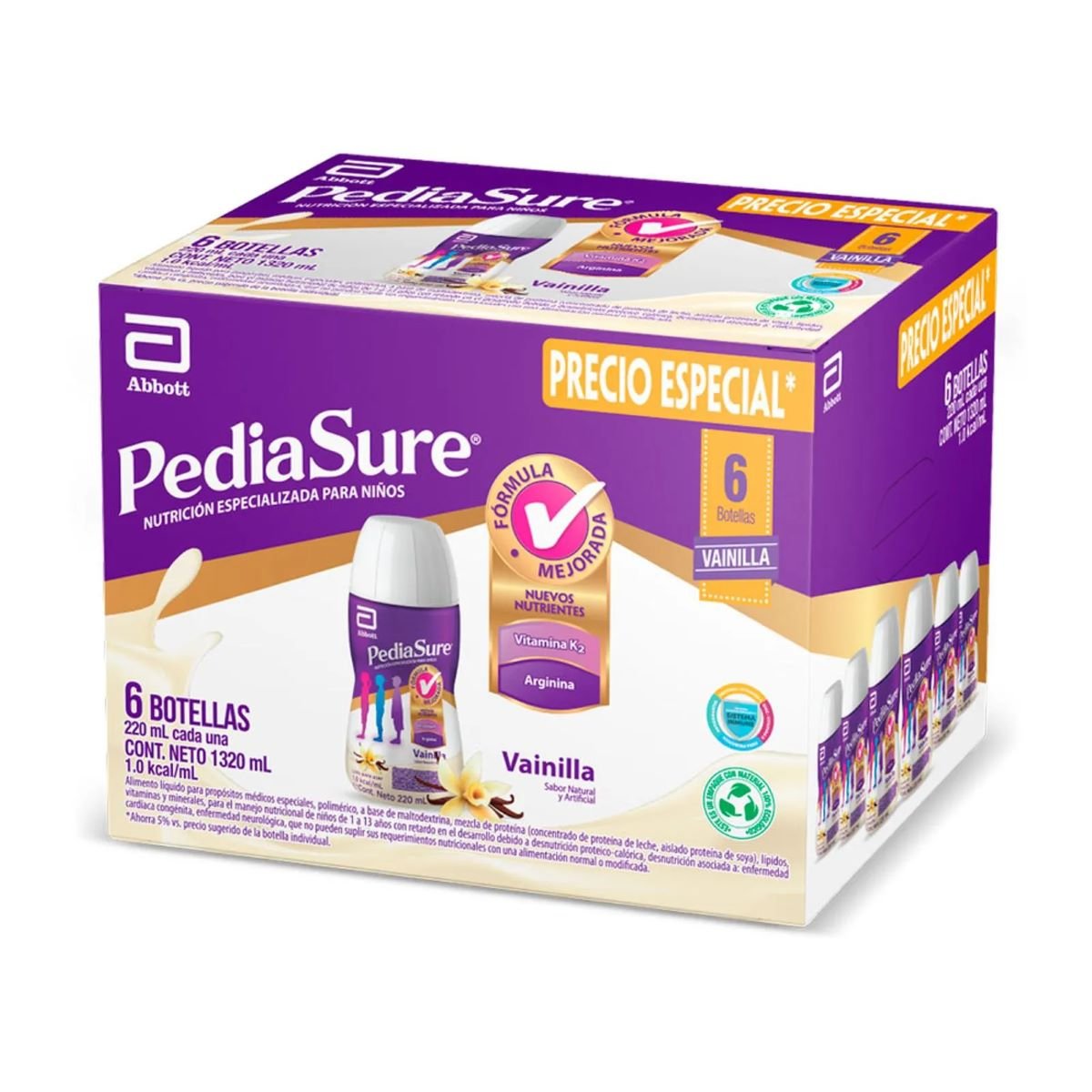 Promo Pediasure Abbott Precio Especial 1.0 Kcal Ml Caja X 6Bot X 220Ml ...