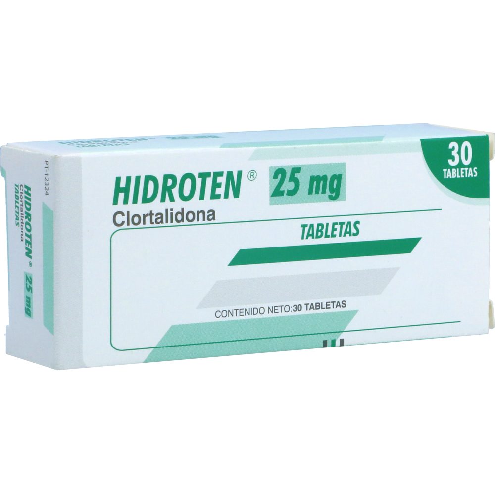 Hidroten Tabletas 25Mg Caja X 30