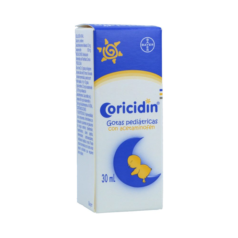 Coricidin Solución Oral (100Mg+0.5Mg)/mL Frasco X 30mL | Los expertos ...