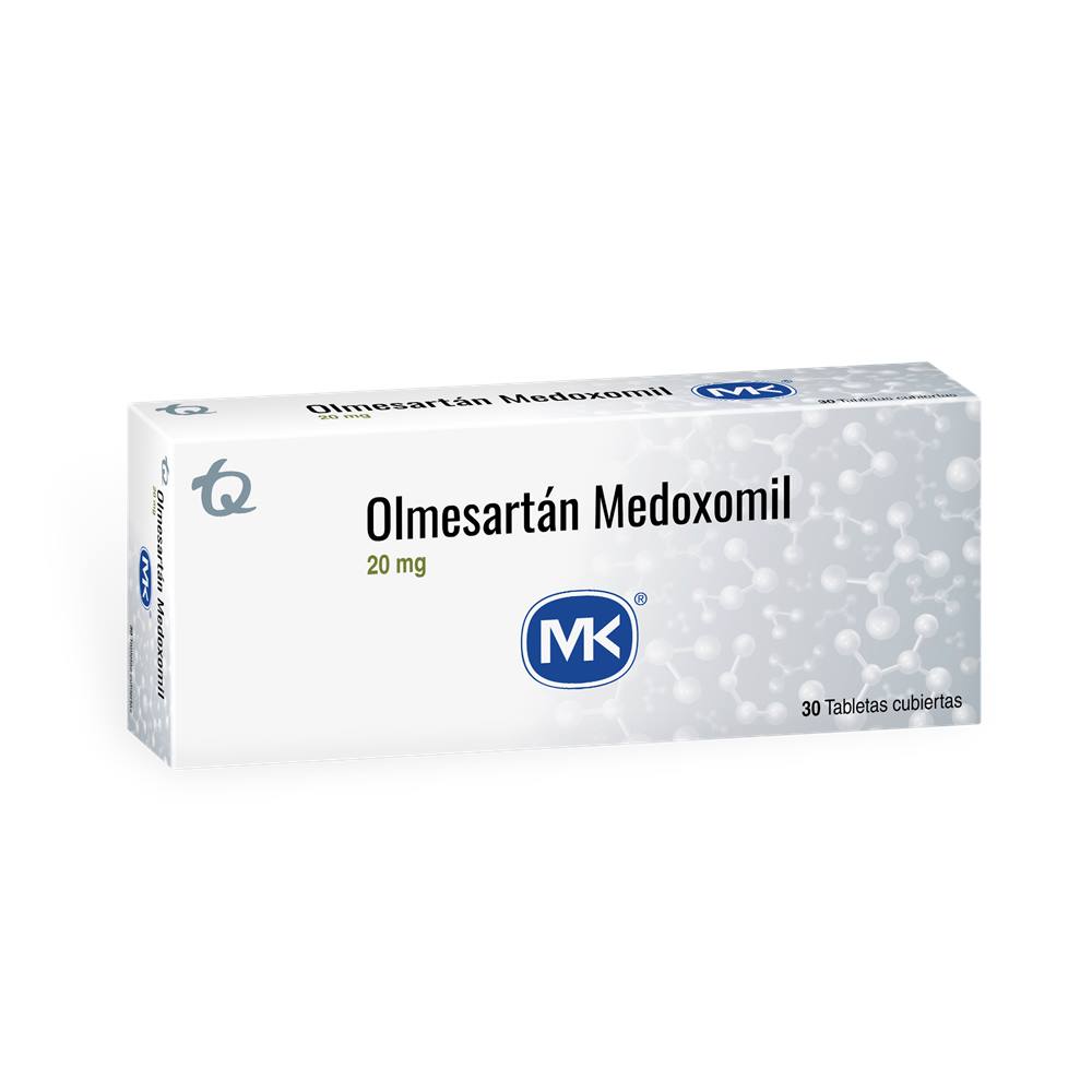 Olmesartan Medoxomil 20Mg Tabletas Recubiertas Caja X 30 | Cruz Verde