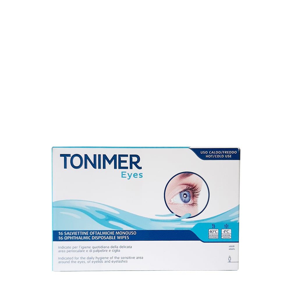 Toallitas Oftalmicas Tonimer Eyes Salviettine Oftalmiche Caja X 16Sobre