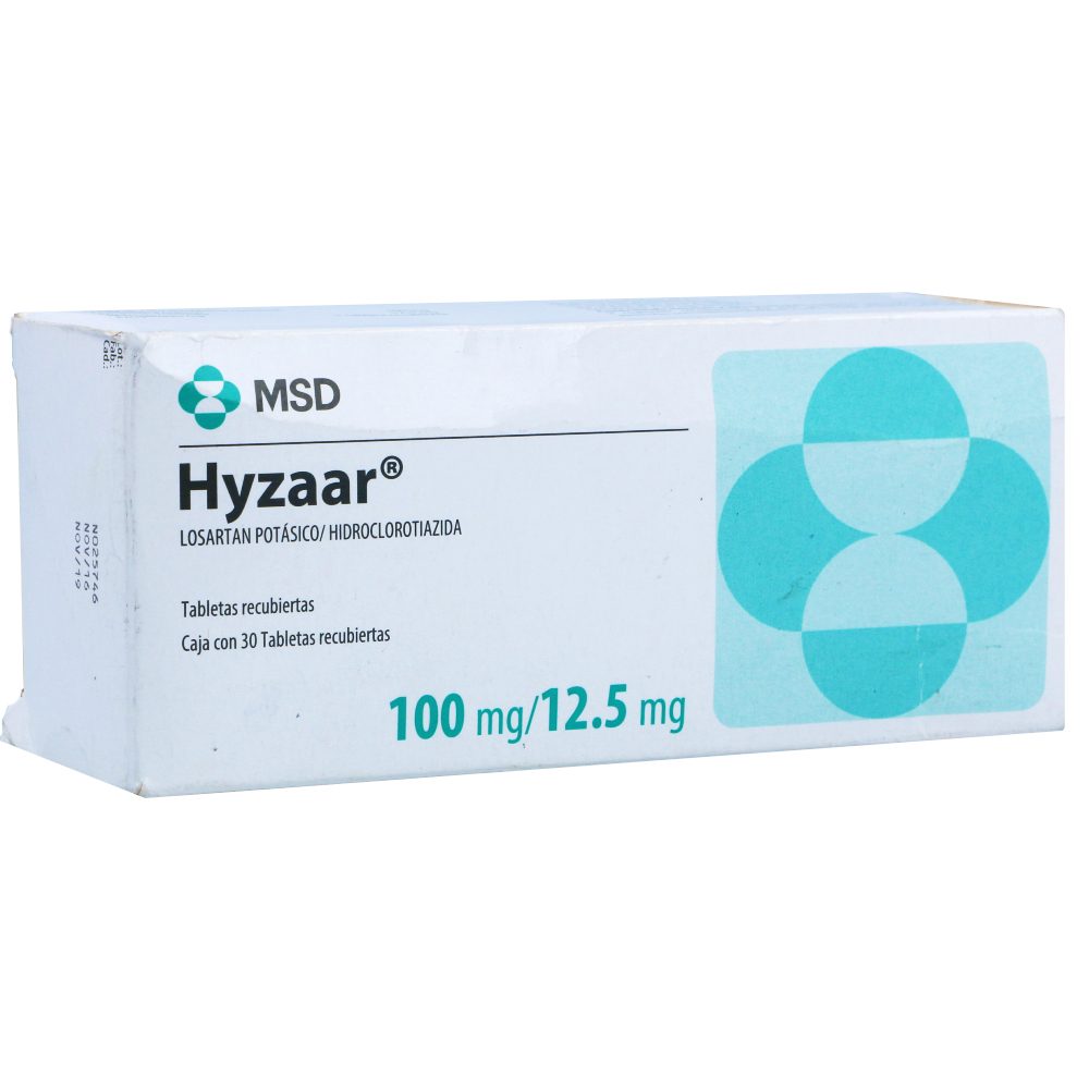 Hyzaar Tabletas 100Mg+12.5Mg Caja X 30 | Los expertos en ahorro Cruz ...