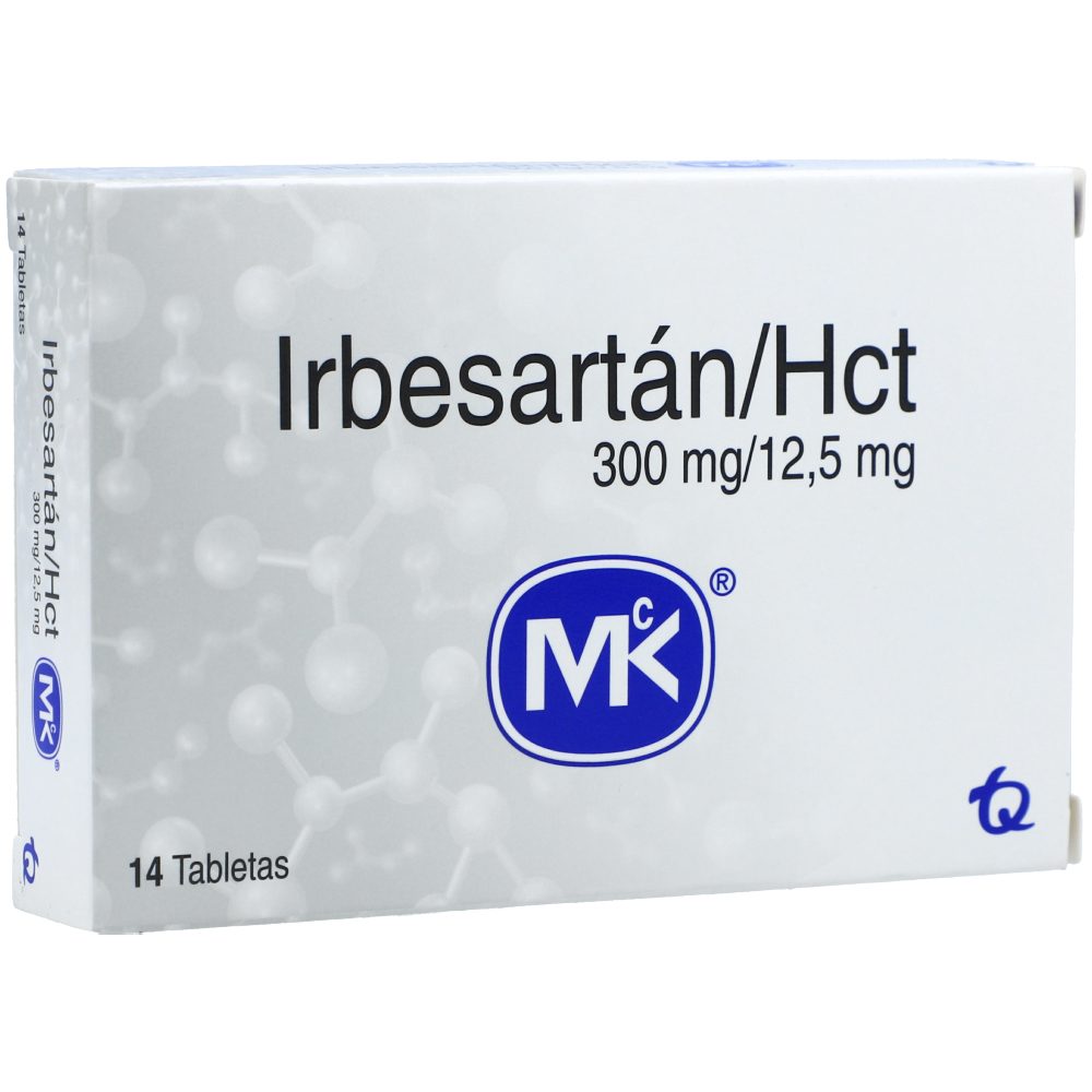 Irbesartan Hct Mk 300Mg+12.5Mg Caja X 14 Tabletas | Los expertos en ...