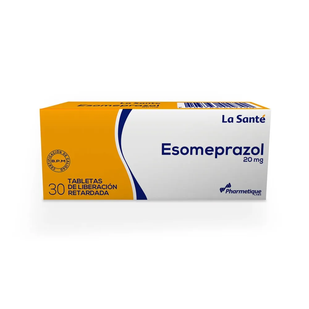 Esomeprazol 20Mg Tabletas Lib Ret Caja X 30 La Sante