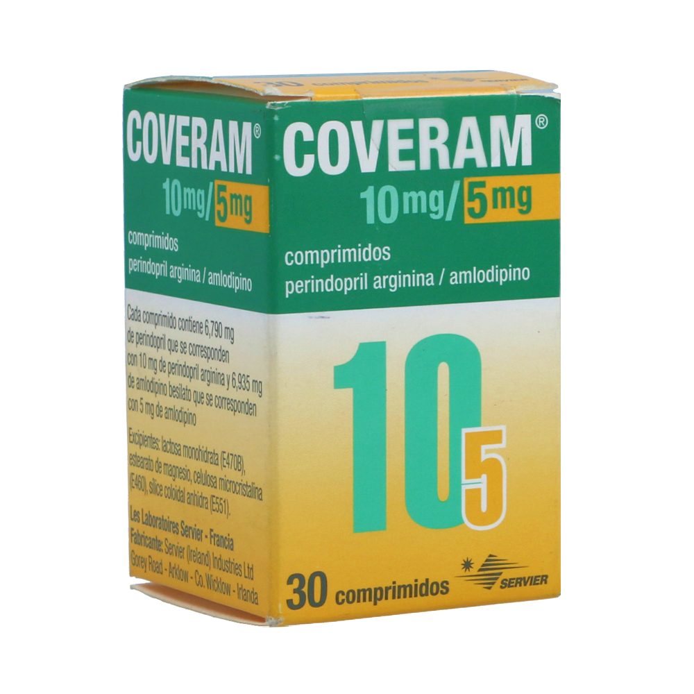 Coveram 105mg Caja x 30 Tabletas | Cruz Verde