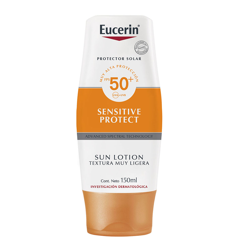 Eucerin Protector Solar Fps 50+ Sun Lotion Frasco X 150Ml Textura ...
