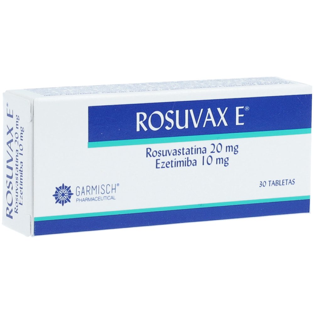 Rosuvax E Tabletas Recubiertas (10+20)mg | Cruz Verde