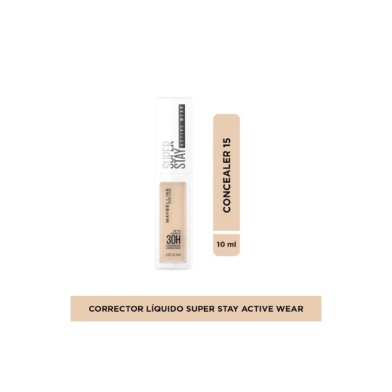 Corrector Maybelline Super Stay 30H Frasco X 10Ml 15 | Cruz Verde