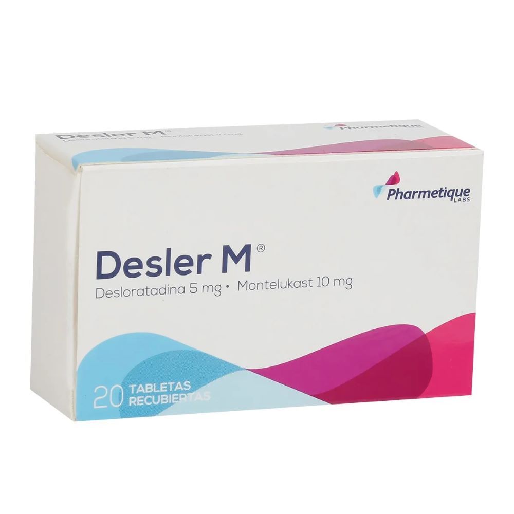 Desler M (5+10)Mg Tabletas Recubiertas Caja X 20