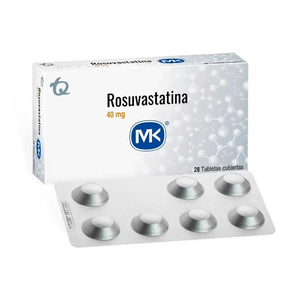 Rosuvastatina 40Mg Tableta Recubierta Caja X 28 Mk
