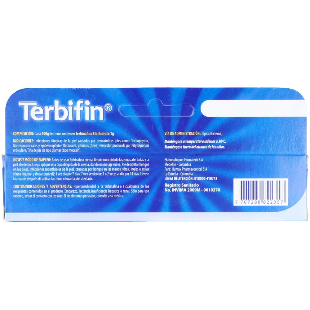 Terbifin 1% Crem Tópica Tubo X 15Gr | Los expertos en ahorro Cruz Verde ...