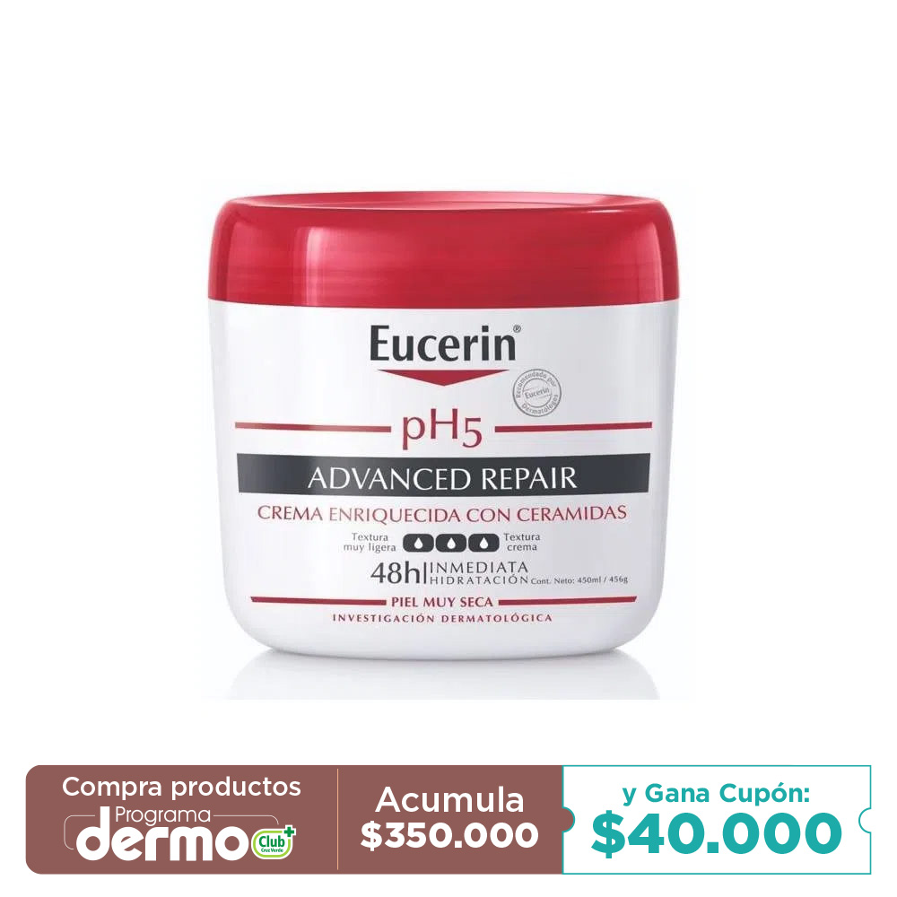 Eucerin Advanced Repair Piel Muy Seca Ph5 450 Ml Cruz Verde