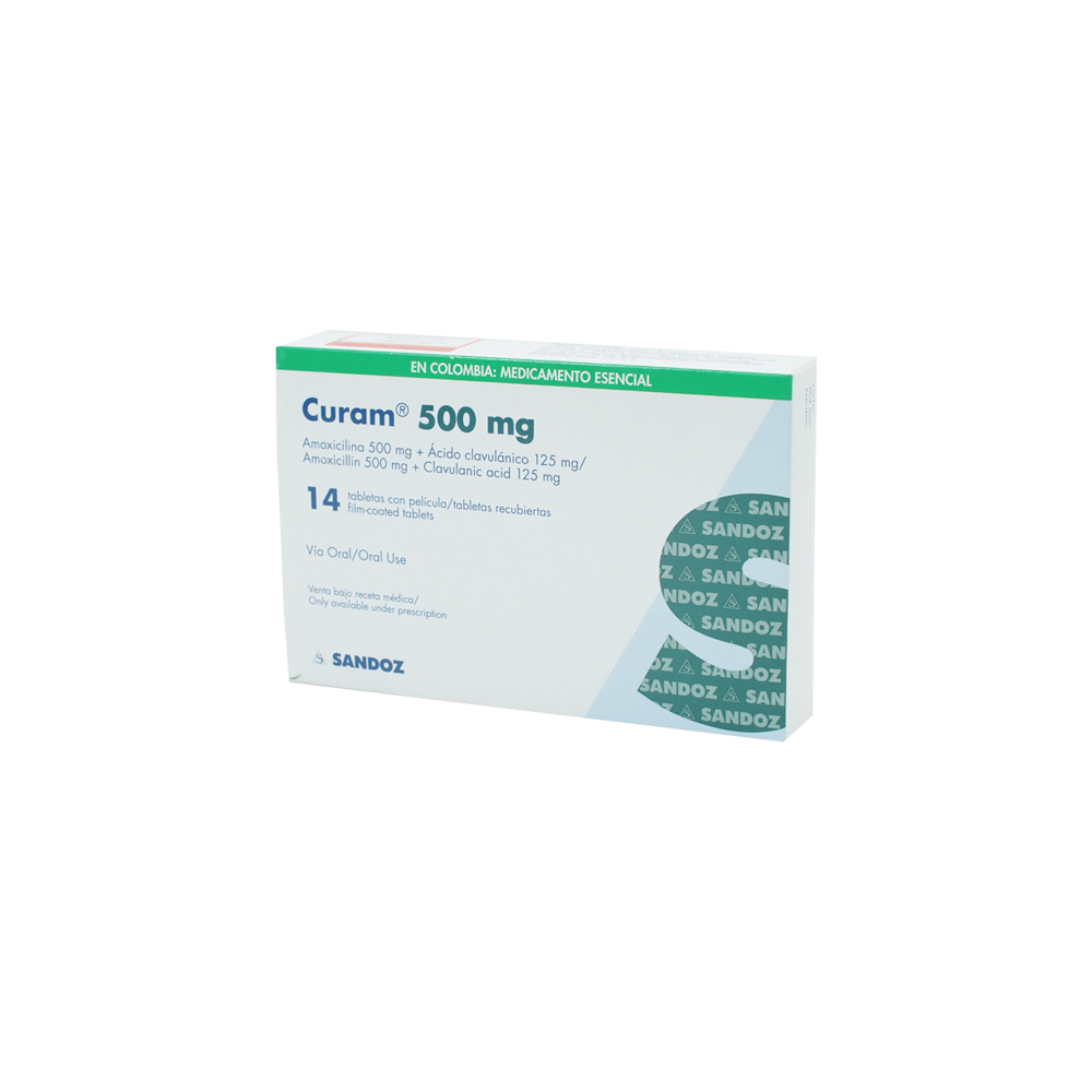 Curam 500mg Tableta Recubierta x 14 | Cruz Verde