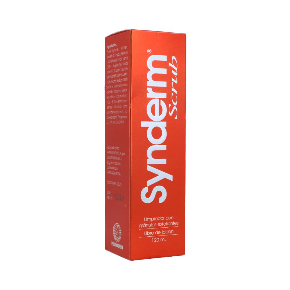 Solución Exfoliante Synderm Scrub Frasco X 120 mL | Los expertos en ...