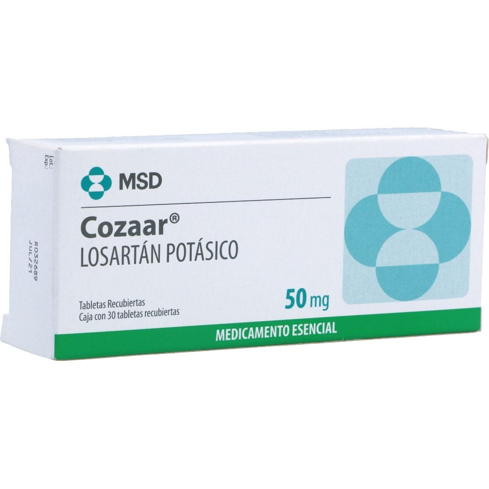 Cozaar Tabletas Recubiertas 50mg | Cruz Verde