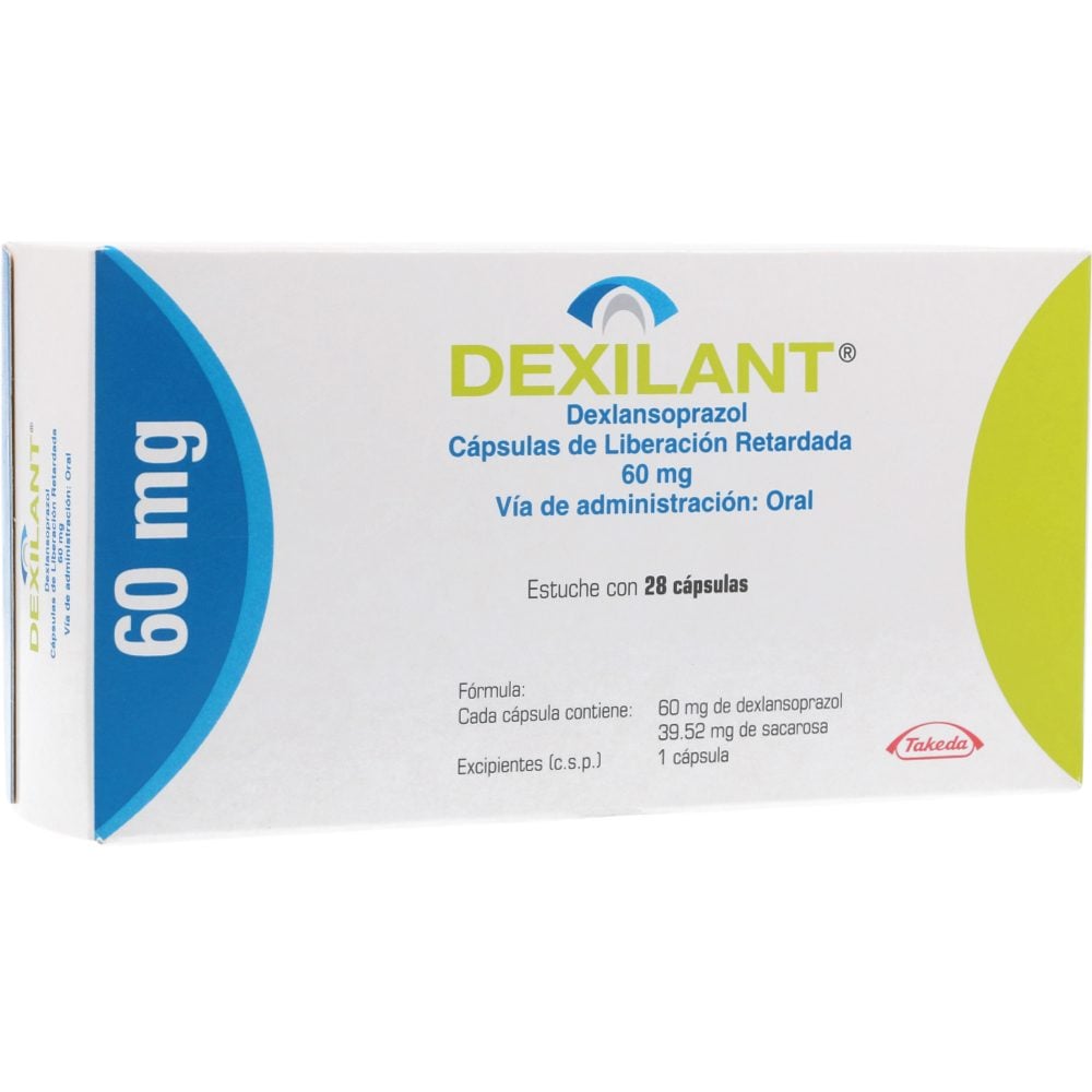 Dexilant Cápsulas Liberación Retardada 60mg | Cruz Verde