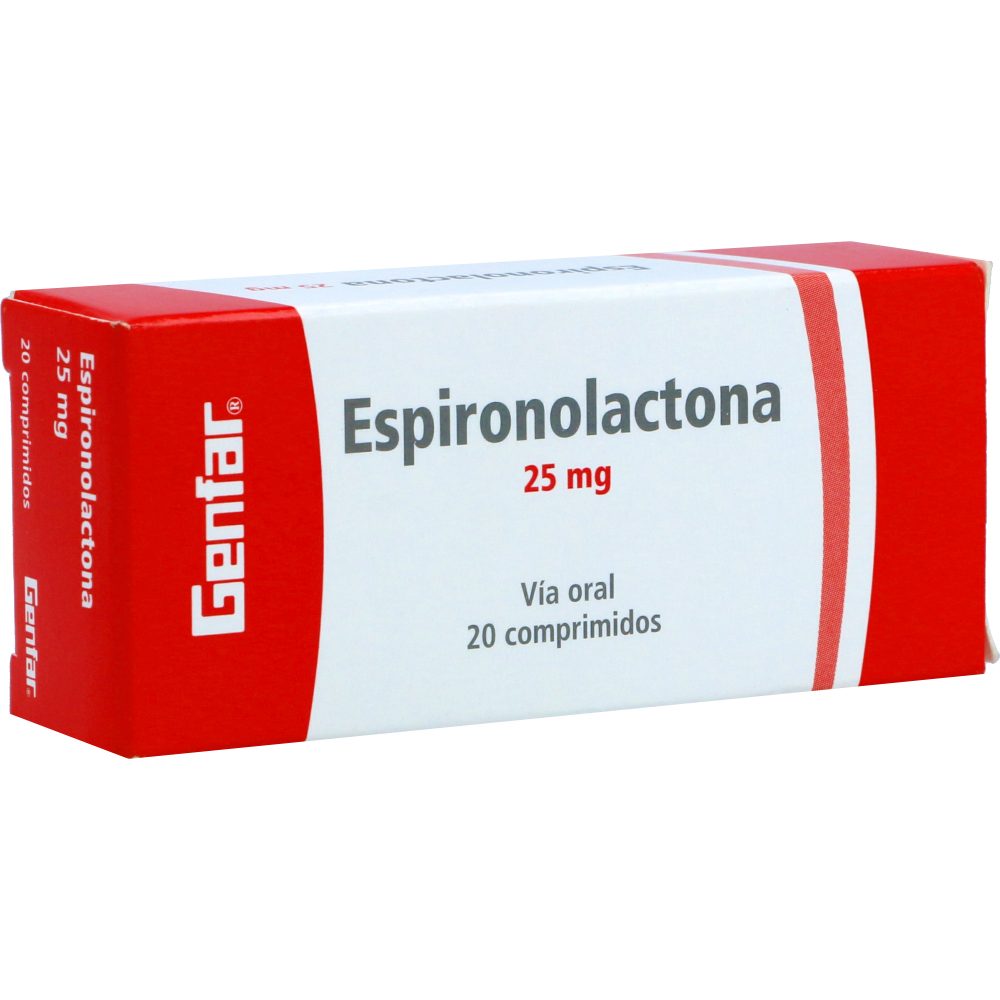 Espironolactona Tabletas 25Mg Caja X 20