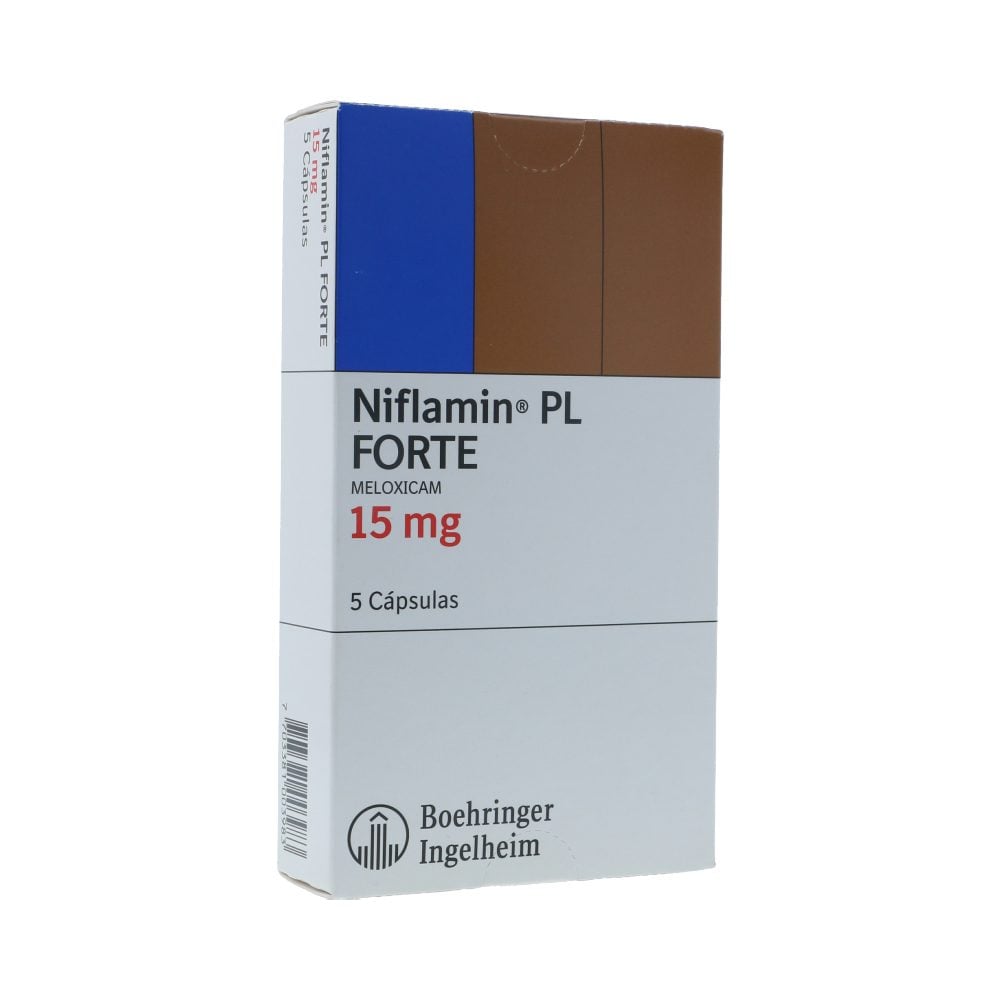 Niflamin Pl Forte 15Mg Caja X 5 Cápsulas | Cruz Verde