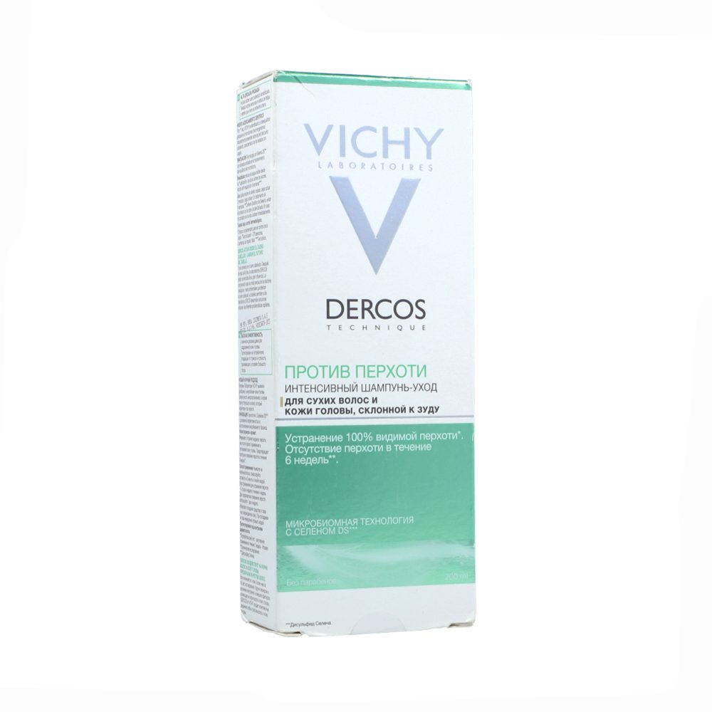 Dercos Champu Anti-Caspa Seco Vichy Frasco X 200mL | Los expertos en ...