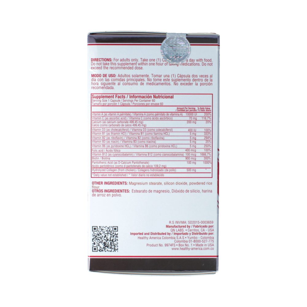 Capell Cápsula Frasco X 60 | Los expertos en ahorro Cruz Verde Colombia