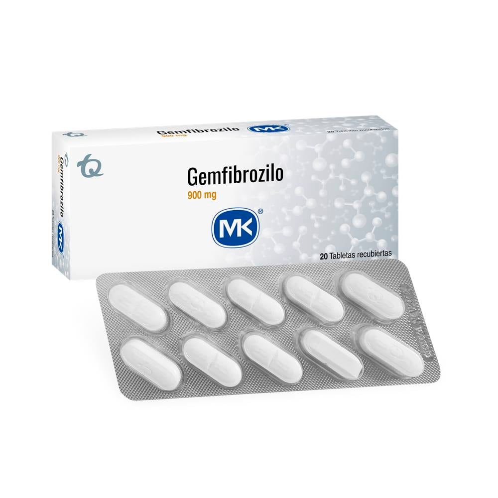 Gemfibrozilo 900Mg Tabletas Recubiertas Caja X 20 Mk | Los expertos en ahorro Cruz Verde Colombia